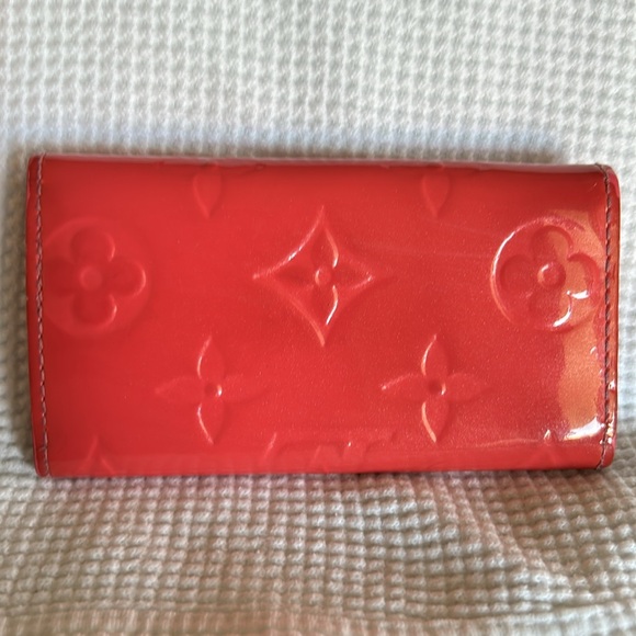 Louis Vuitton | Bags | Lv Vernis Pink Key Case W Db And Box | Poshmark